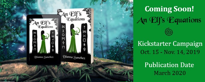 An Elf’s Equations Cover Reveal and Kickstarter Campaign | Dianna Sanchez